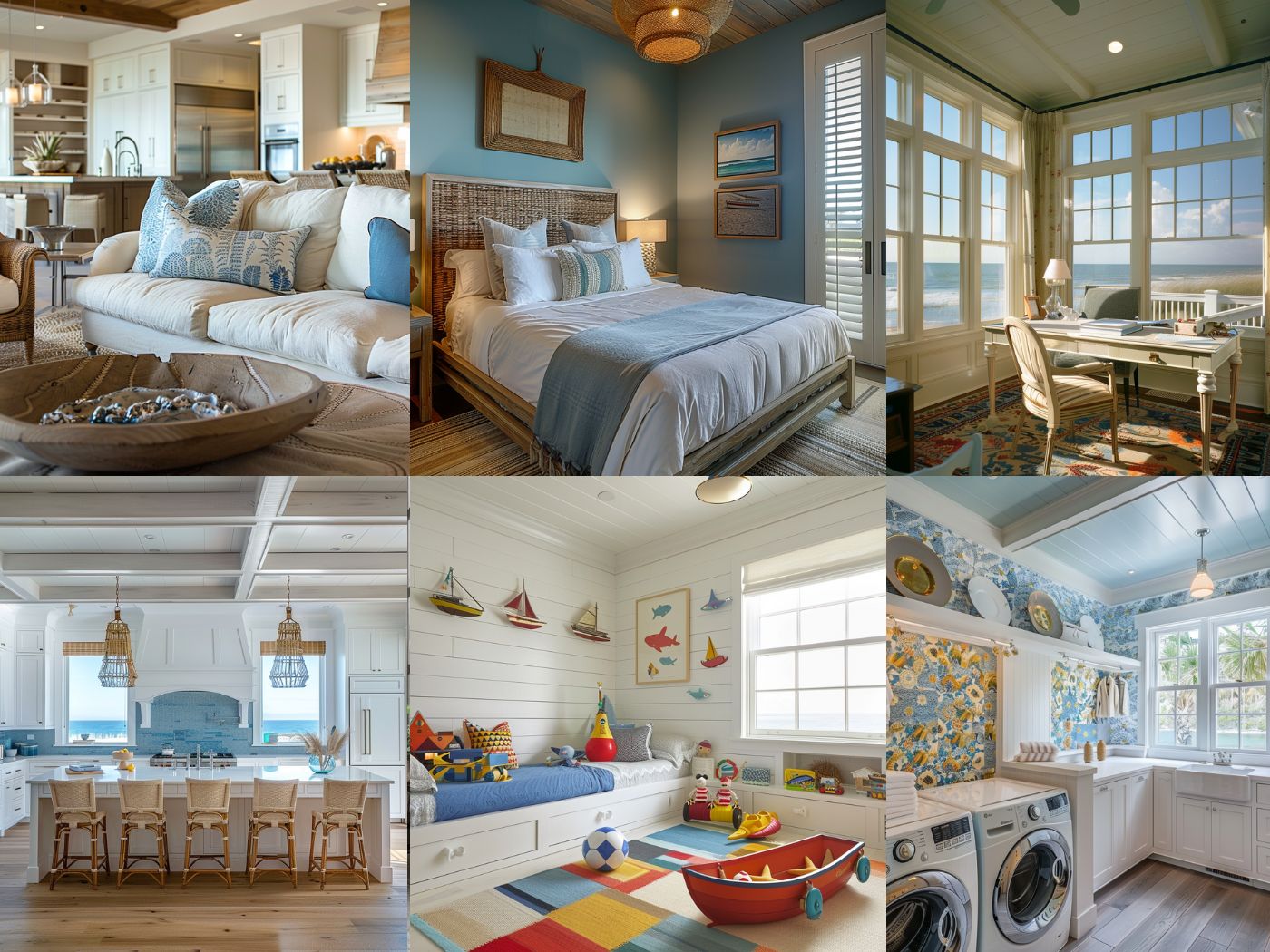 14 Beach House Interior Design Ideas: Tips for a Light, Airy, and ...