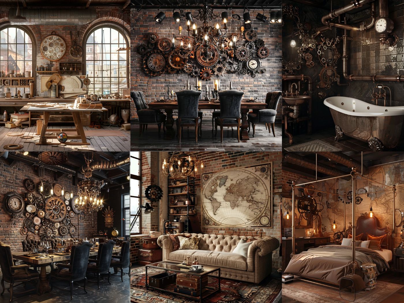 14 Steampunk Interior Design Ideas: Achieve Victorian Elegance with ...