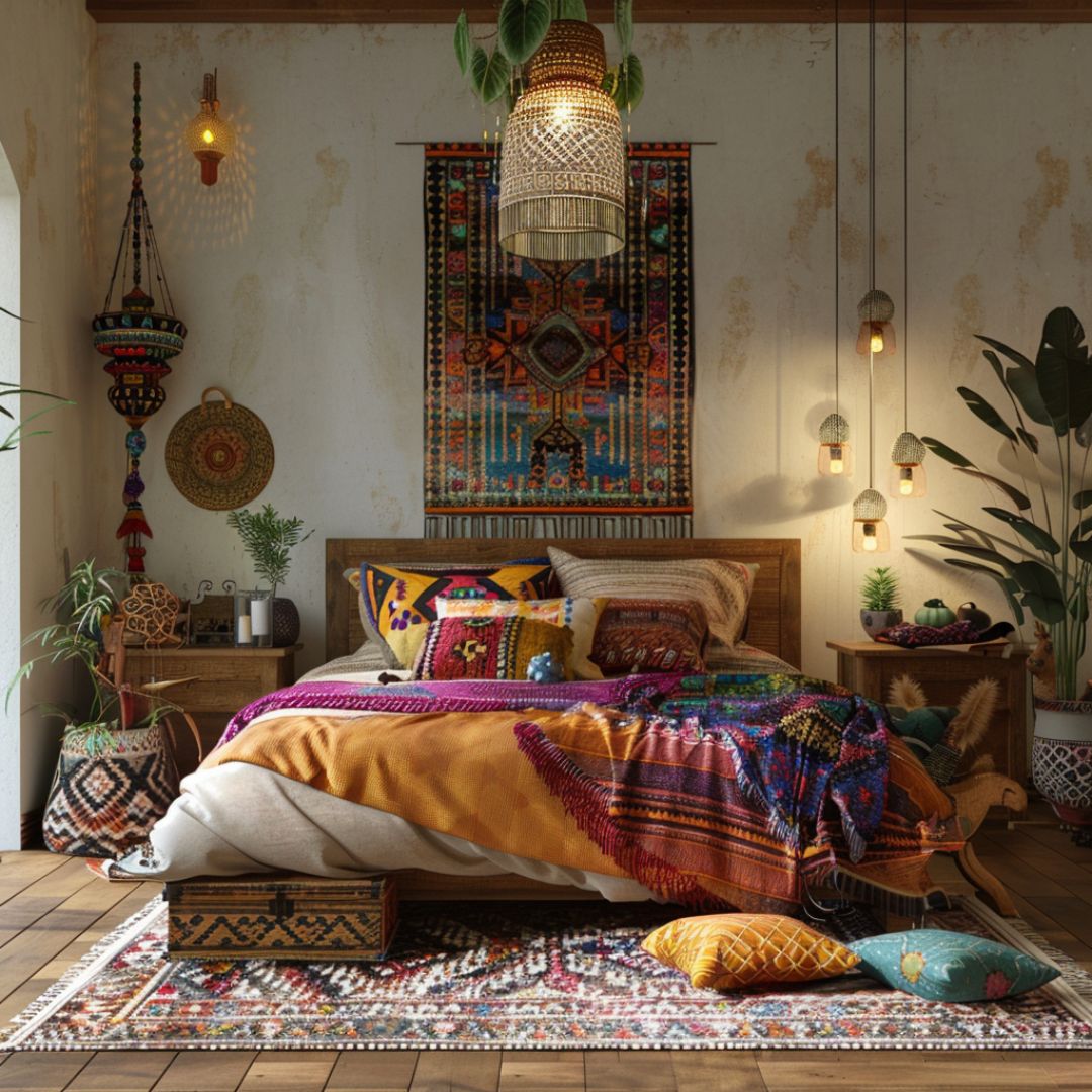 24 Bohemian Interior Design Ideas: Embrace Eclectic Style and Vibrant Home Decor | Florgeous