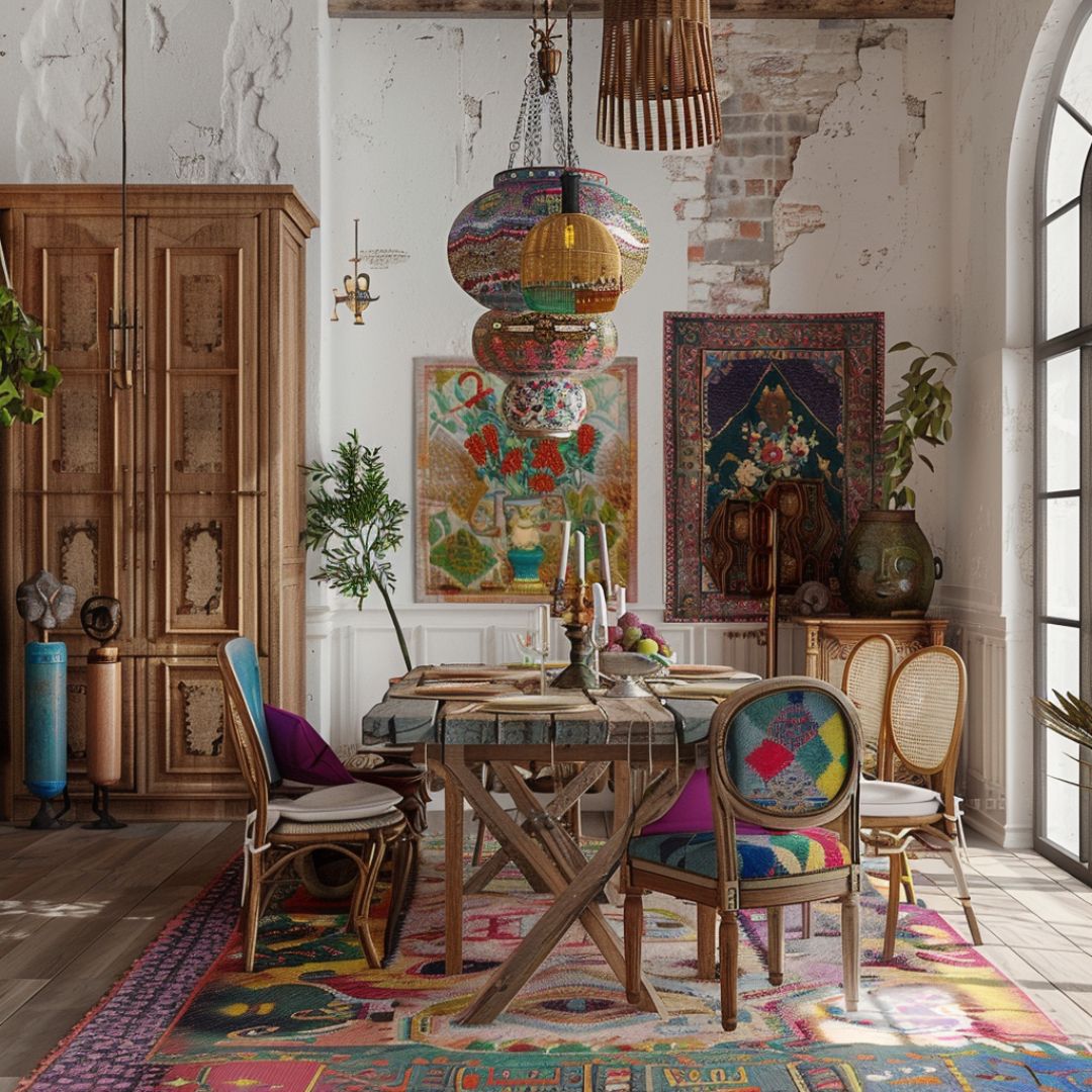 24 Bohemian Interior Design Ideas: Embrace Eclectic Style and Vibrant ...