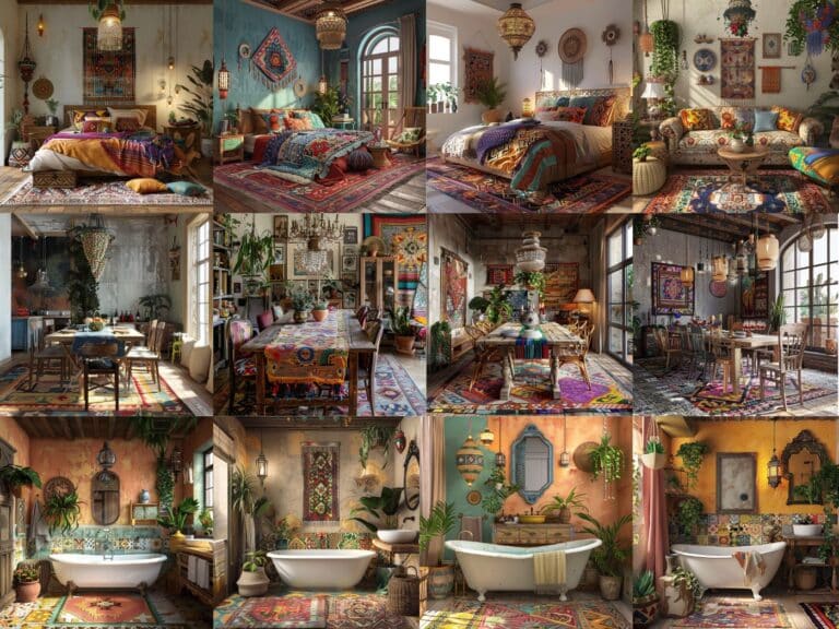24 Bohemian Interior Design Ideas: Embrace Eclectic Style and Vibrant ...