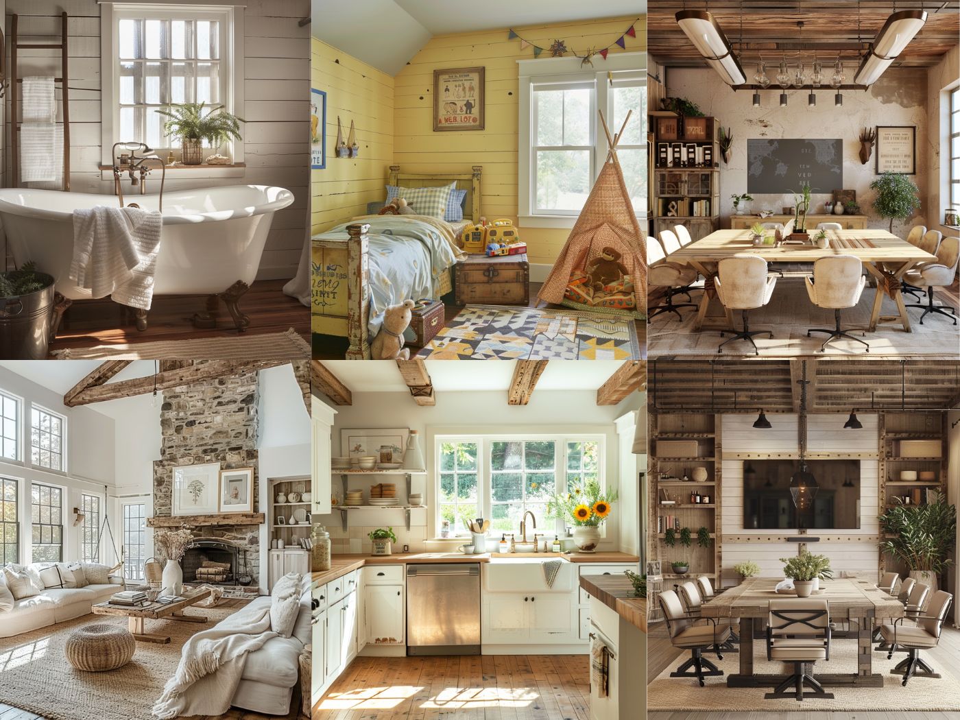 20 Farmhouse Interior Design Ideas: Blending Rustic Charm with Modern ...