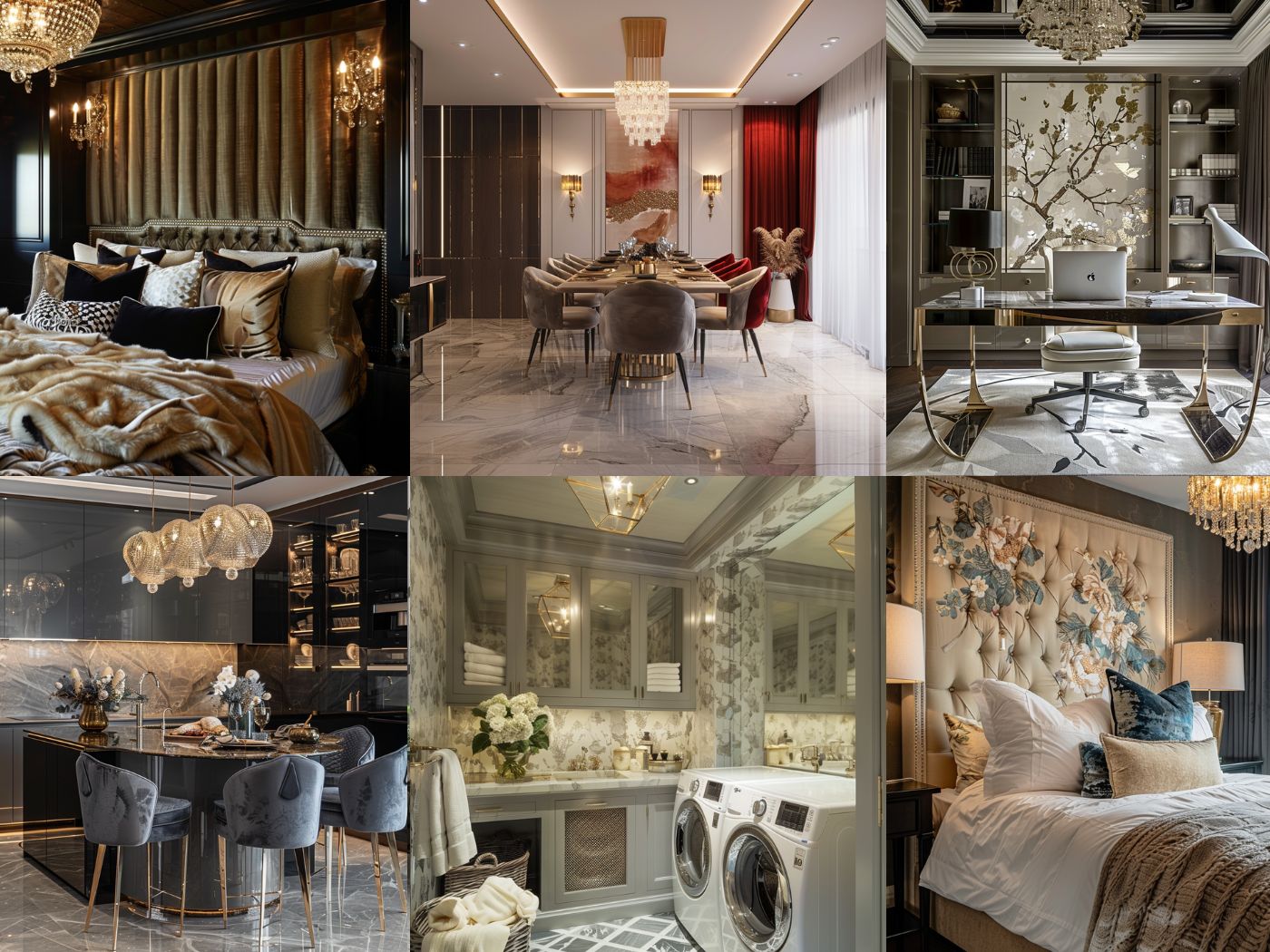 16 Glam Interior Design Ideas: Transform Your Home with Luxurious ...