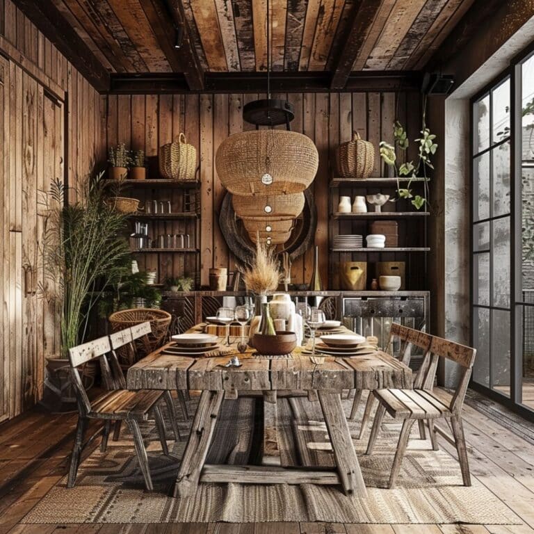 17 Rustic Interior Design Ideas: Embrace Cozy Earth Tones, Textures ...
