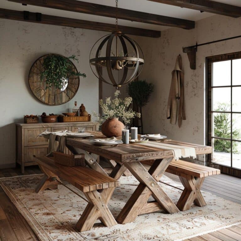 17 Rustic Interior Design Ideas: Embrace Cozy Earth Tones, Textures ...