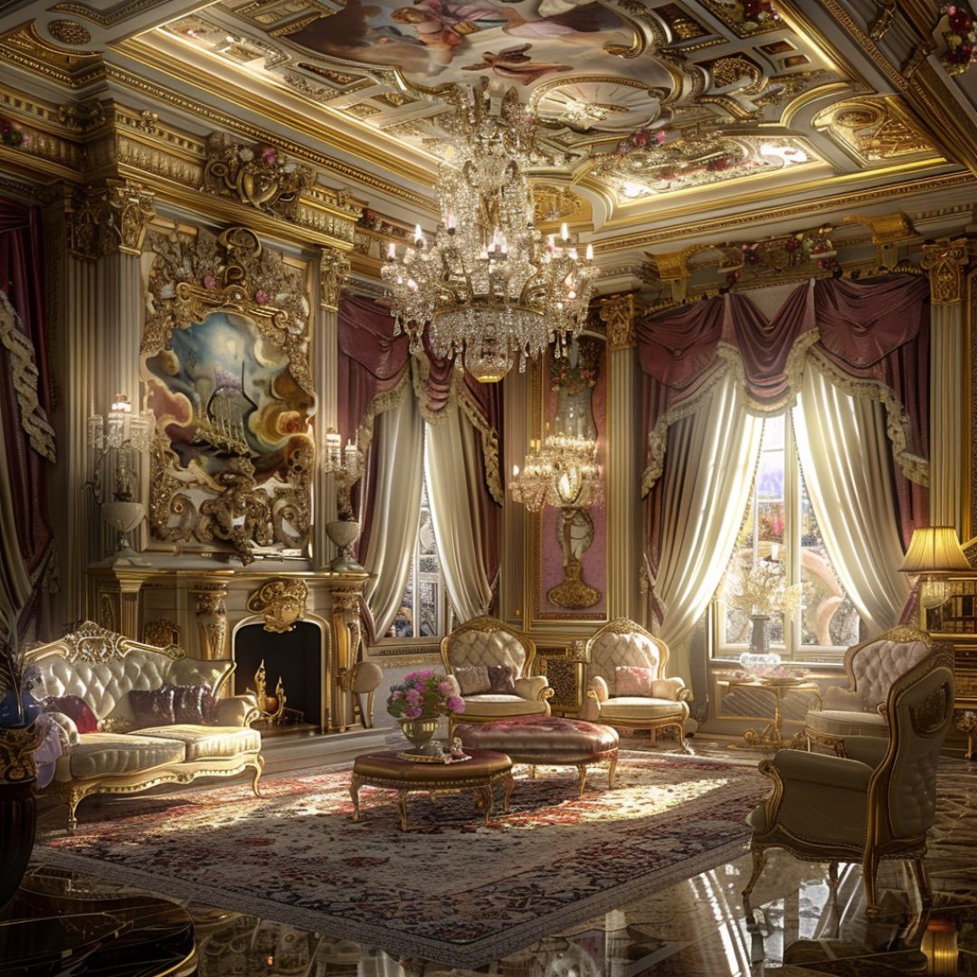 13 Baroque Interior Design Ideas: Blend Opulence with Modern Elegance ...