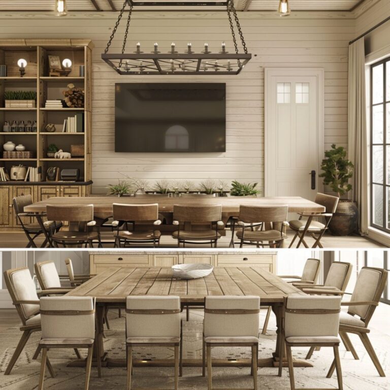 20 Farmhouse Interior Design Ideas: Blending Rustic Charm with Modern ...