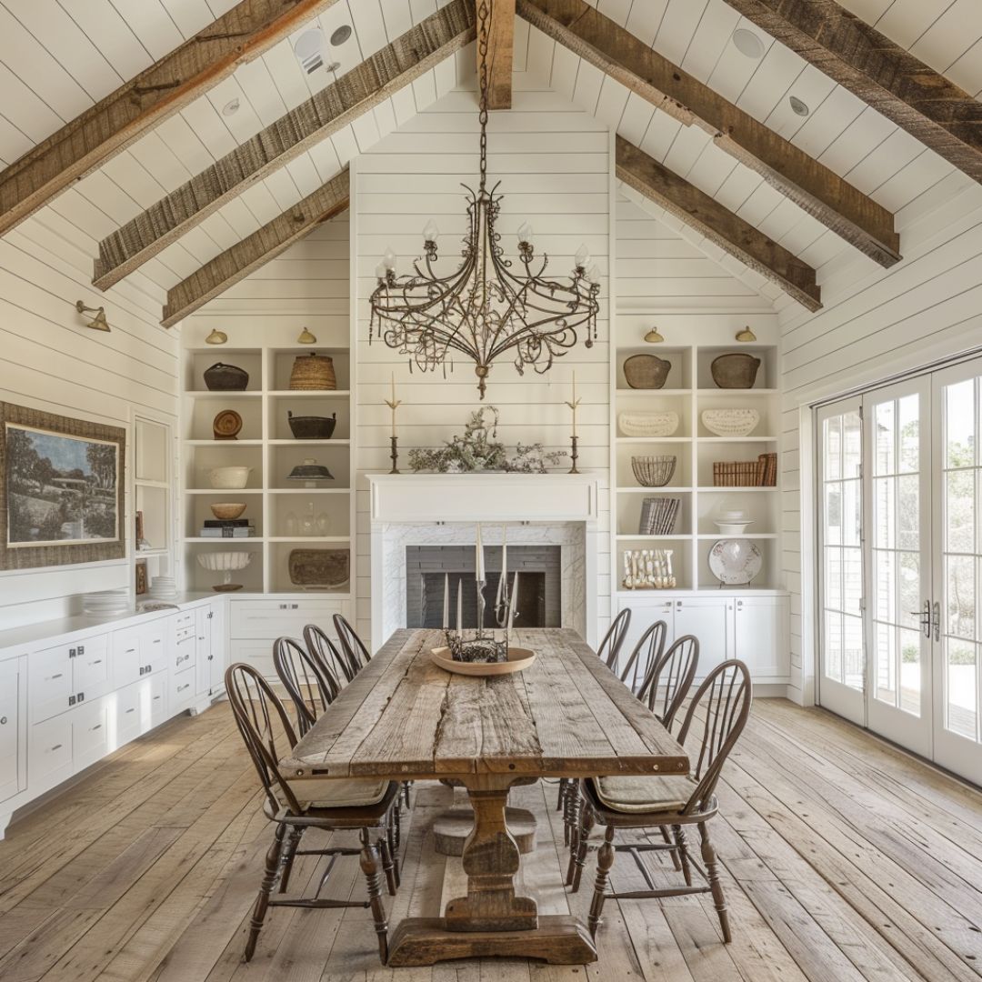 20 Farmhouse Interior Design Ideas: Blending Rustic Charm with Modern ...