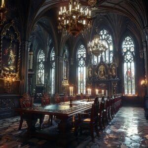Top 23 Gothic Interior Design Ideas: Elevate Your Home with Dark Elegance and Medieval Charm ...