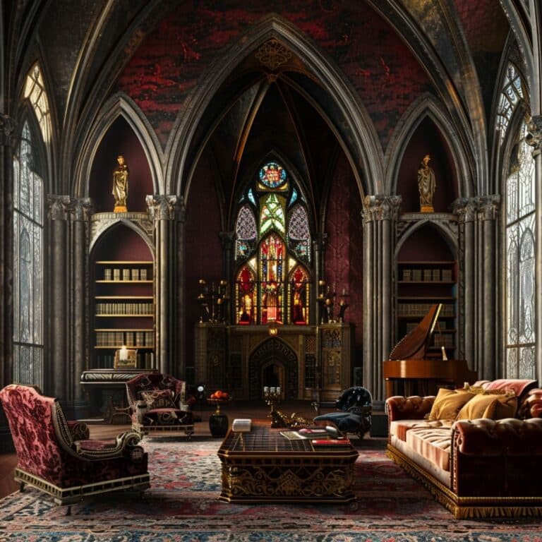 Top 23 Gothic Interior Design Ideas: Elevate Your Home with Dark Elegance and Medieval Charm ...