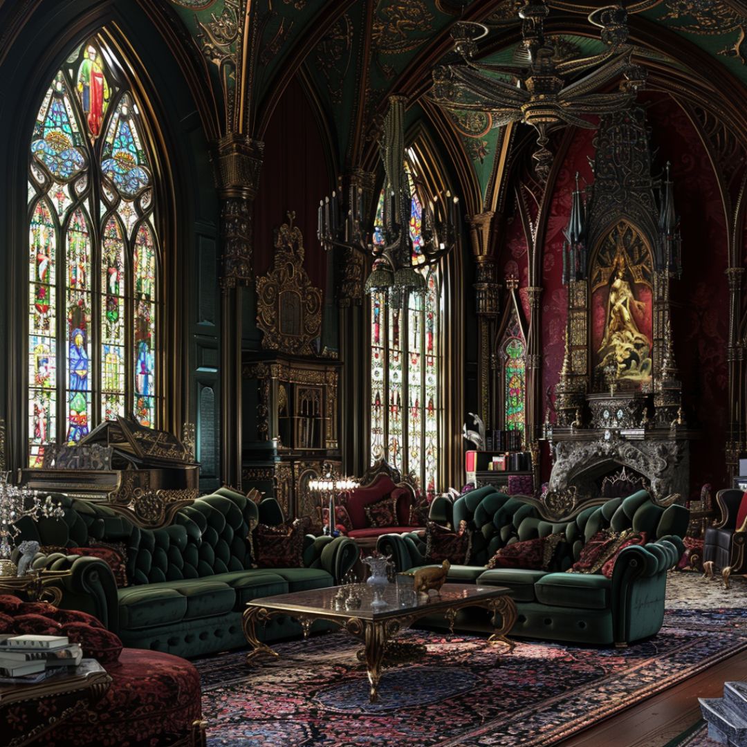 Top 23 Gothic Interior Design Ideas: Elevate Your Home with Dark ...