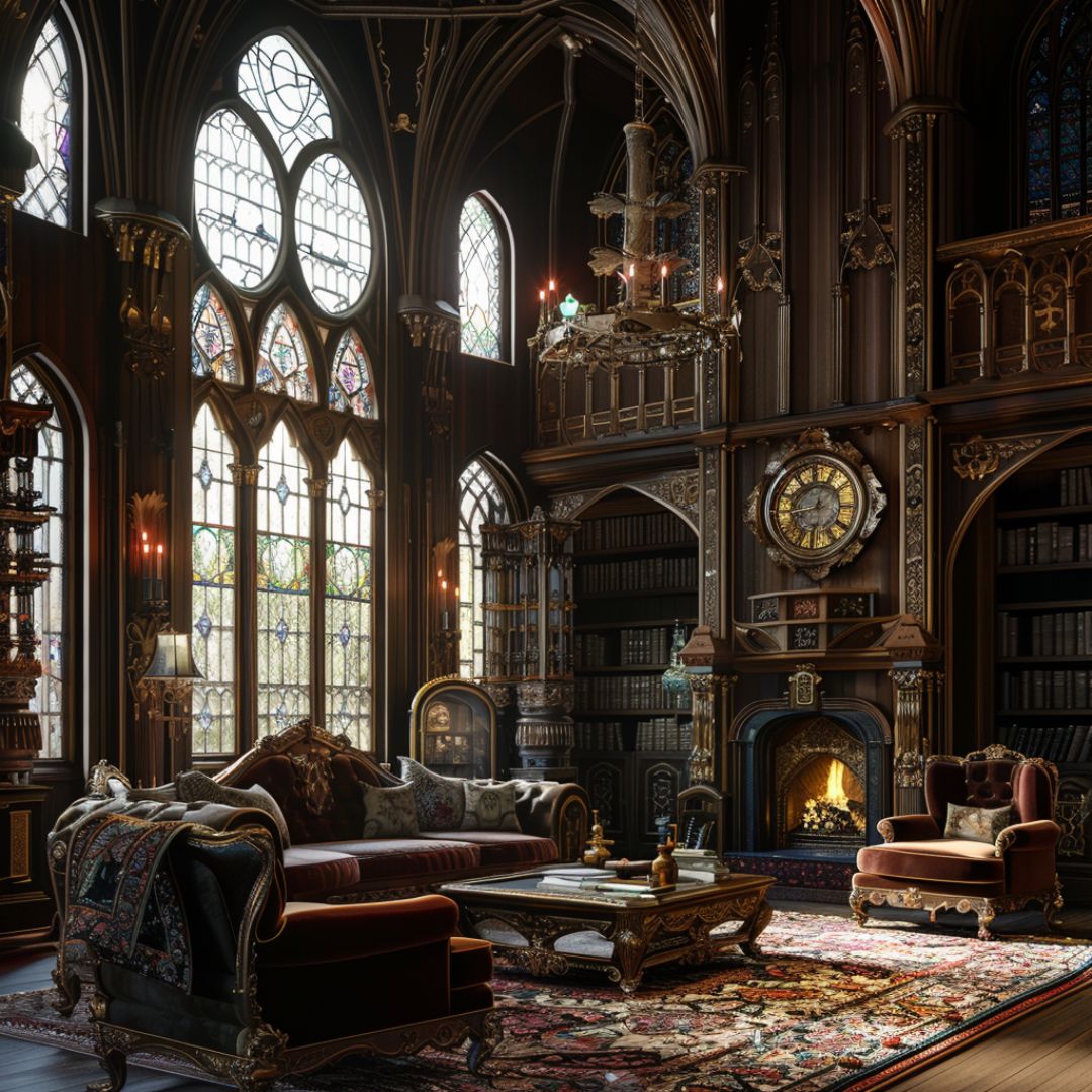 14 Neo-Gothic Interior Design Ideas: History, Key Features, and Modern ...