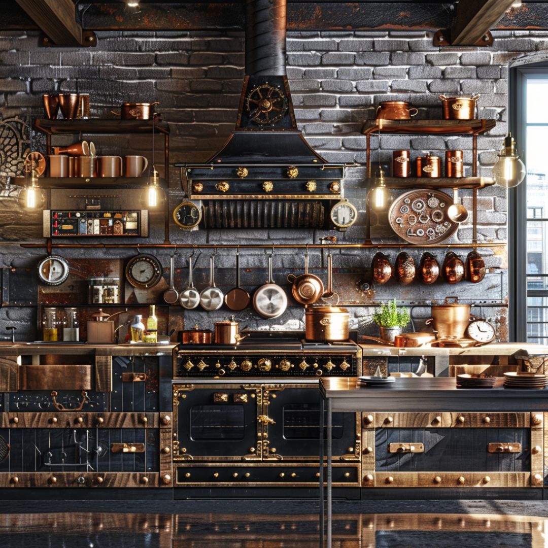 14 Steampunk Interior Design Ideas: Achieve Victorian Elegance with ...