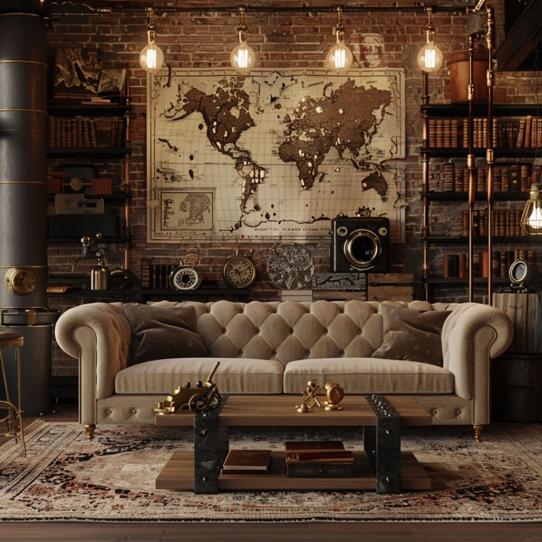14 Steampunk Interior Design Ideas: Achieve Victorian Elegance with ...