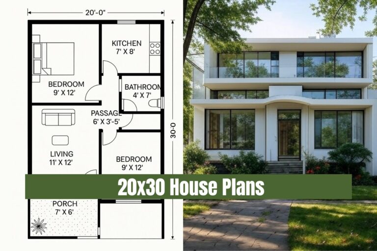 Top 18 20x30 House Plans: Maximize Space & Efficiency in Your Compact ...