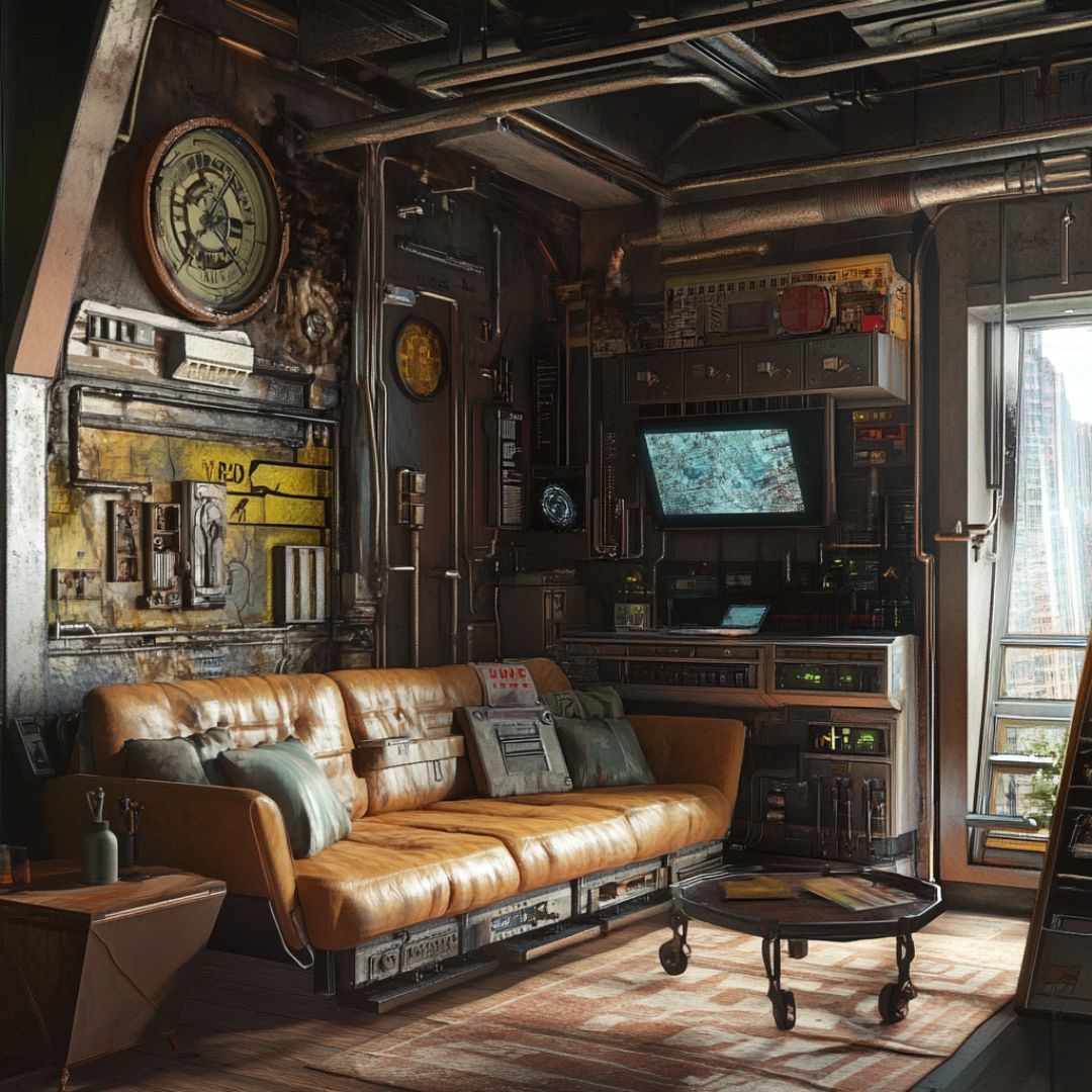 11 Cyberpunk Living Room Ideas: Transform Your Space with Futuristic ...