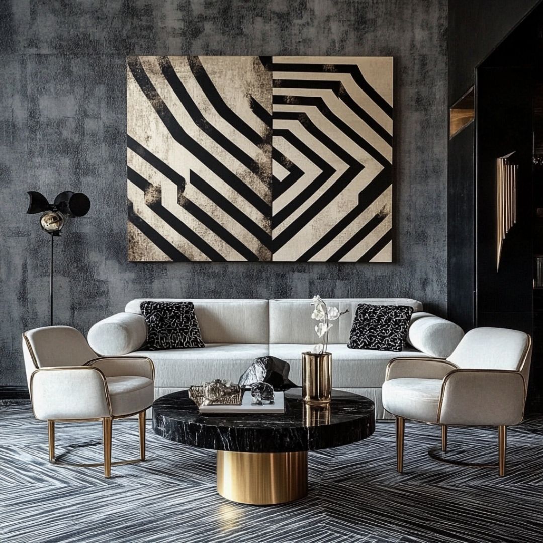 13 Art Deco Living Room Ideas: Transform Your Space with Bold Elegance ...