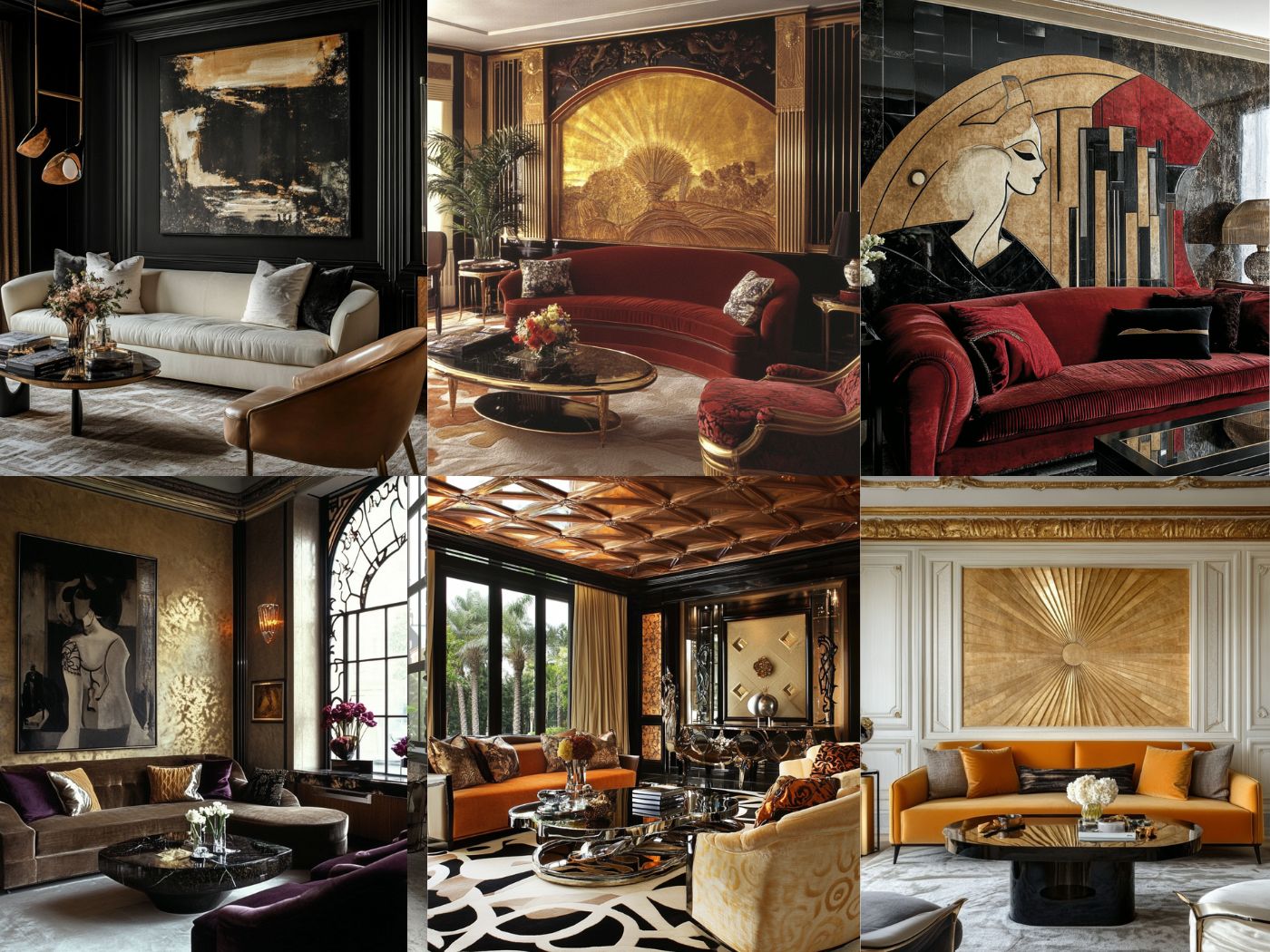 Modern Art Deco Living Room Ideas