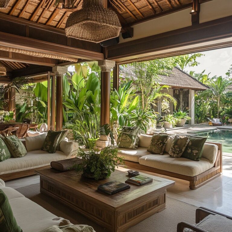 10 Bali Living Room Ideas: Creating a Serene Tropical Retreat with ...