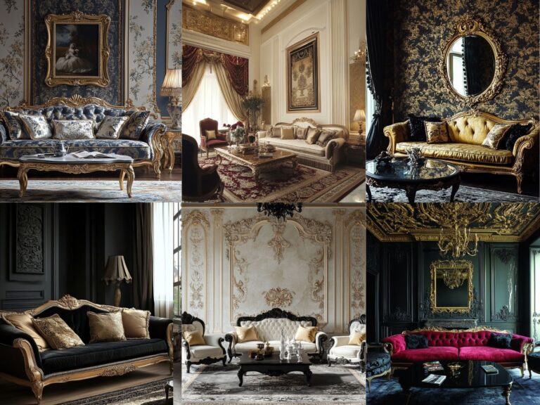 10 Baroque Living Room Ideas: Create an Elegant and Opulent Space with ...