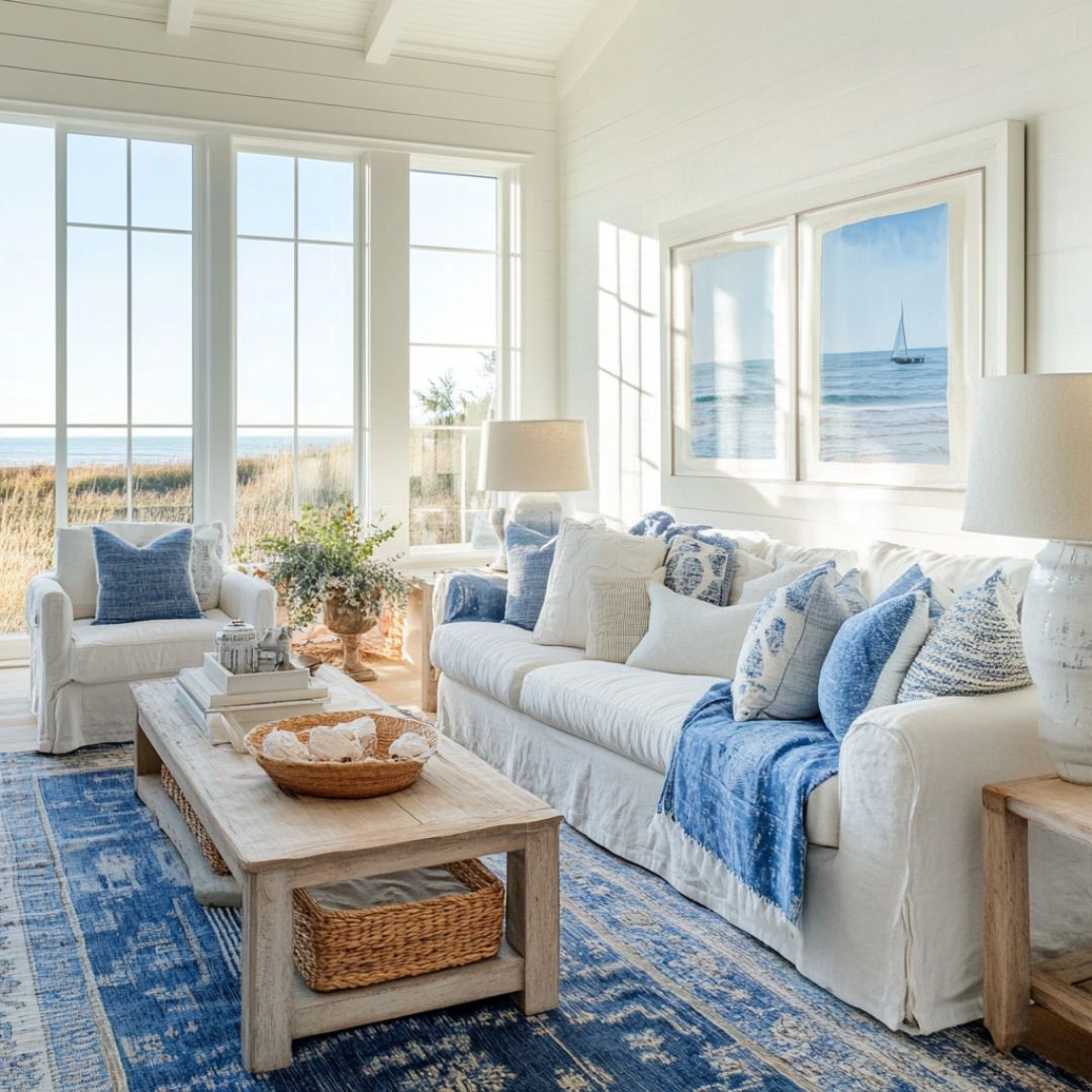 11 Beach House Living Room Ideas: Create a Coastal Retreat with Style ...