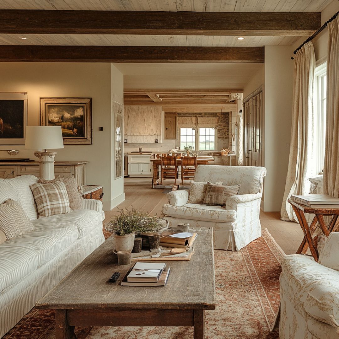 13 Farmhouse Living Room Ideas: Blend Rustic Charm with Modern Comfort ...