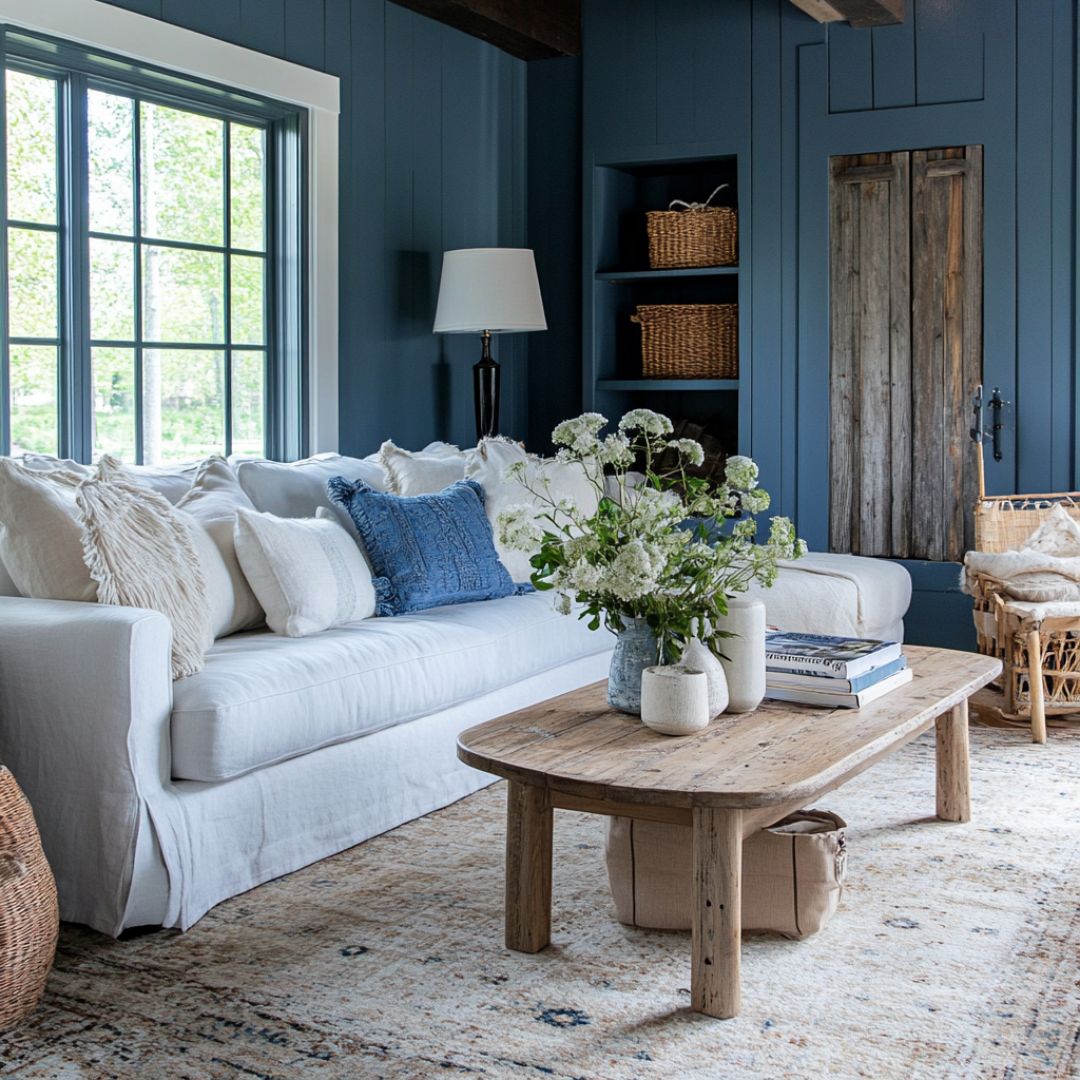 13 Farmhouse Living Room Ideas: Blend Rustic Charm with Modern Comfort ...