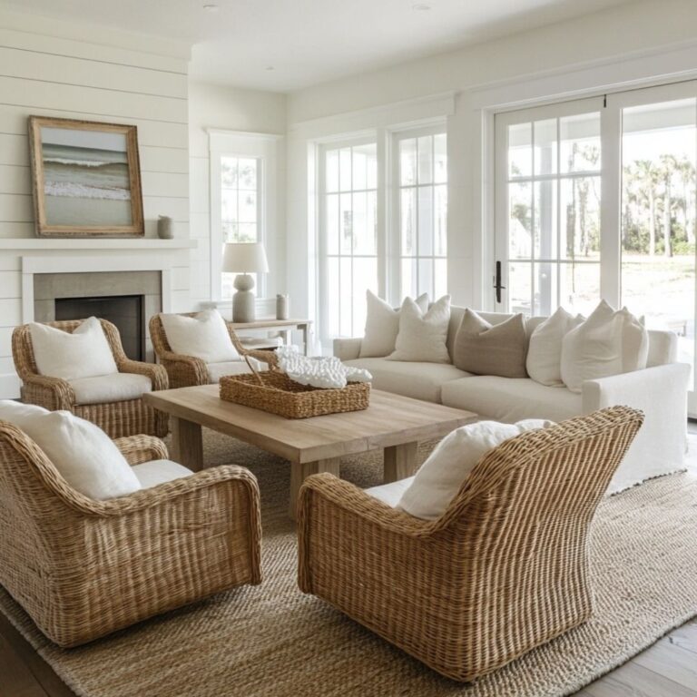 11 Coastal Modern Living Room Ideas: Create a Serene Beach-Inspired Space at Home | Florgeous