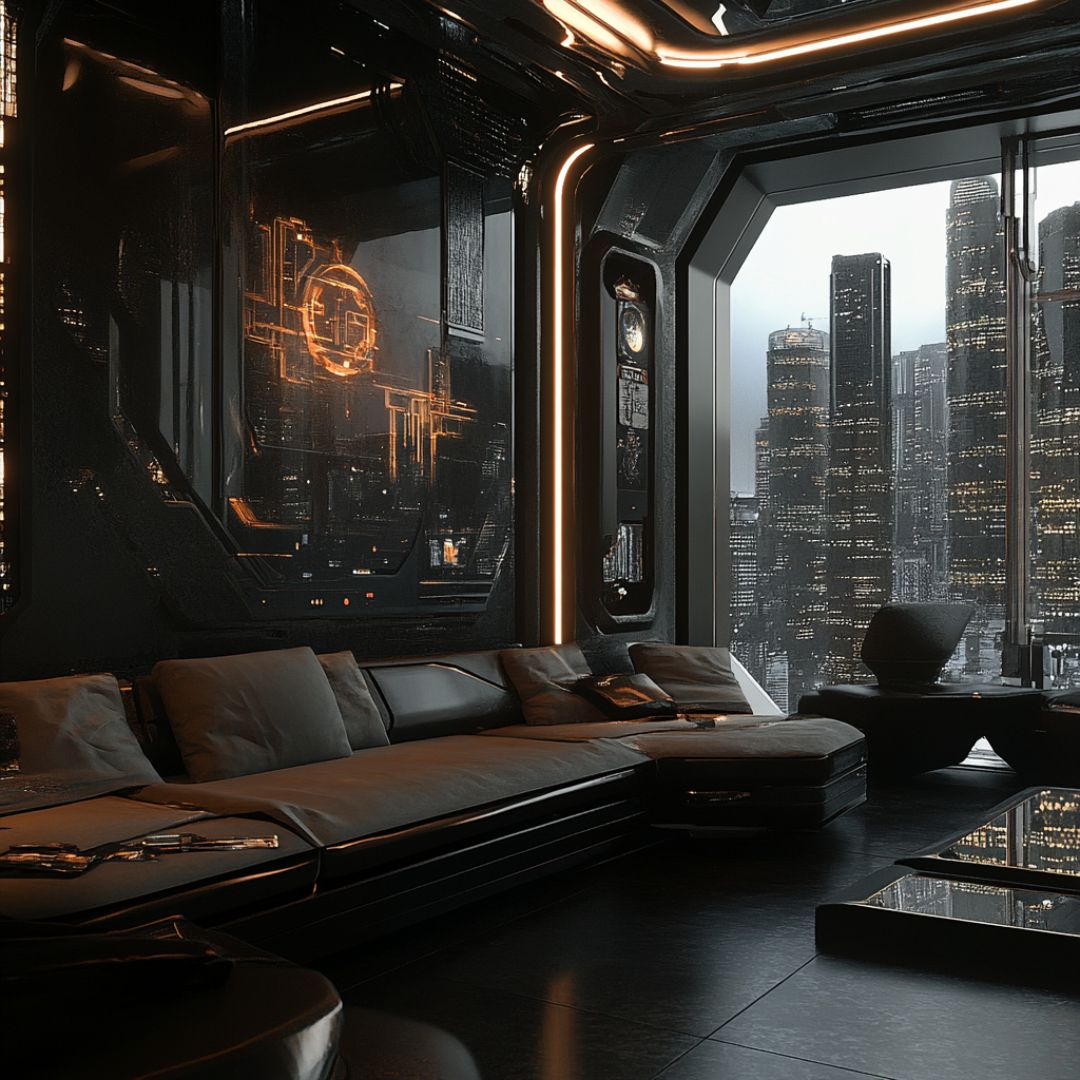 11 Cyberpunk Living Room Ideas: Transform Your Space with Futuristic ...