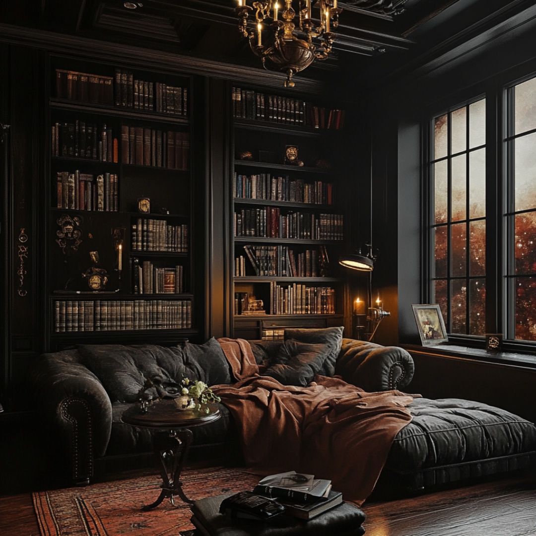 10 Dark Academia Living Room Ideas: Transform Your Space with Vintage ...