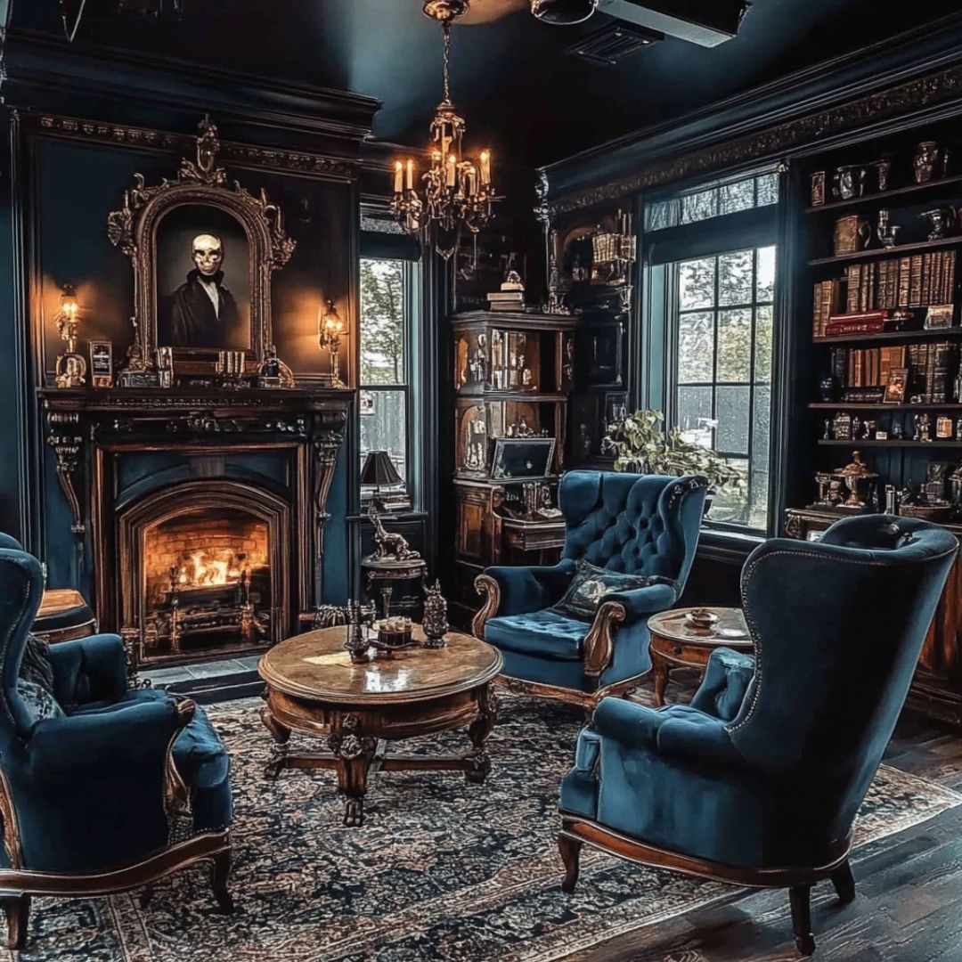 10 Dark Academia Living Room Ideas: Transform Your Space with Vintage ...