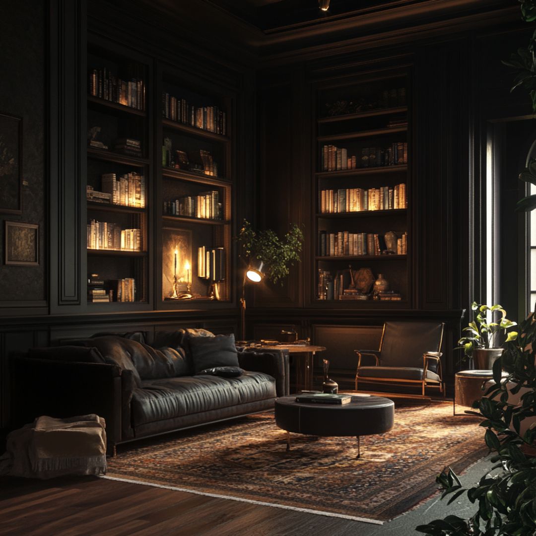 10 Dark Academia Living Room Ideas: Transform Your Space with Vintage ...