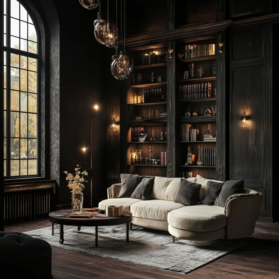 10 Dark Academia Living Room Ideas: Transform Your Space with Vintage ...