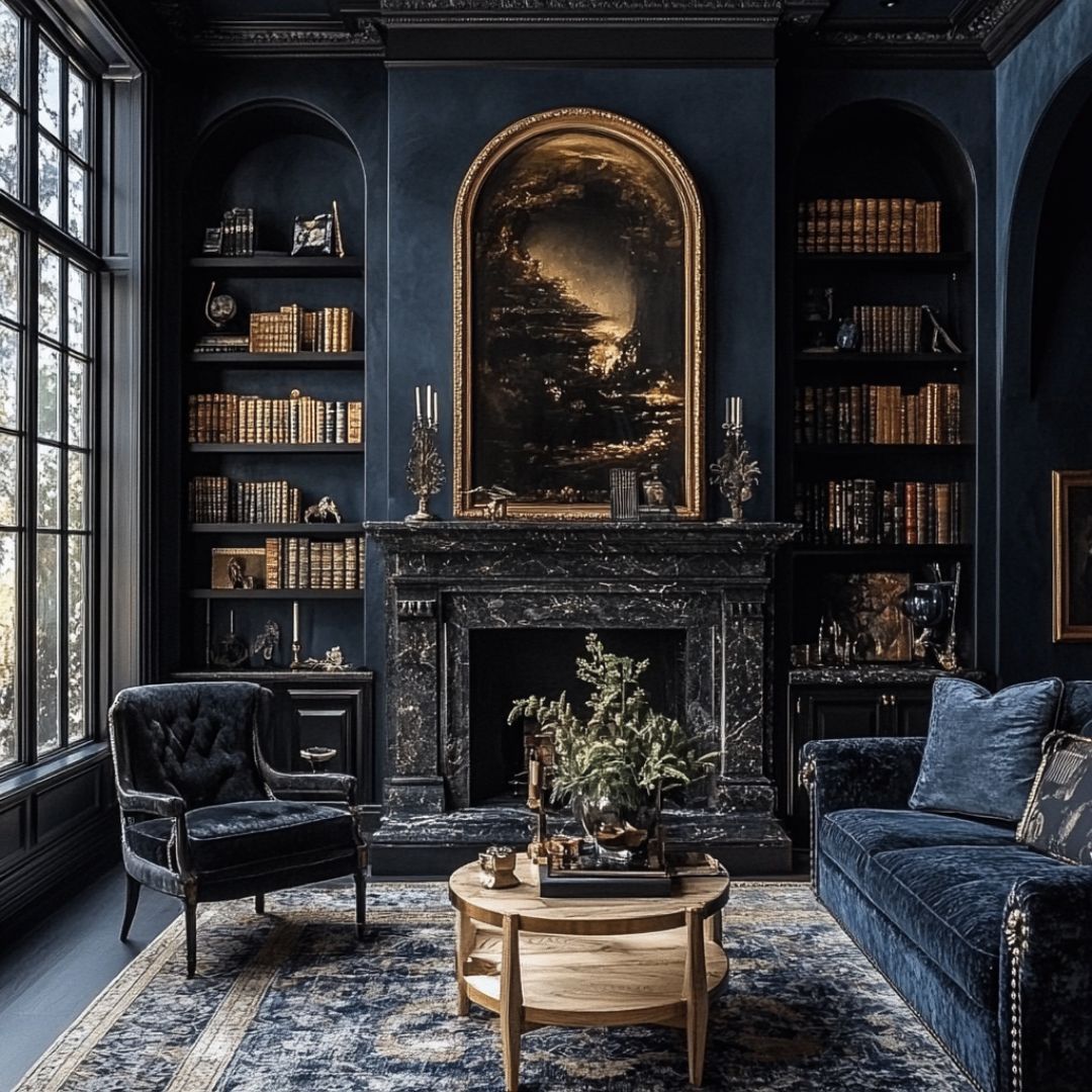 10 Dark Academia Living Room Ideas: Transform Your Space with Vintage ...