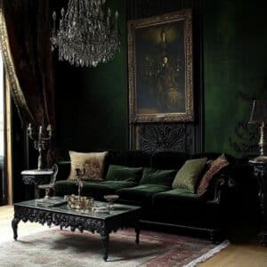 11 Gothic Living Room Ideas: Transform Your Space with Dark Elegance ...