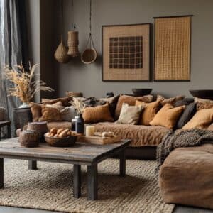 12 Rustic Living Room Ideas: Cozy Charm with Natural Elements and ...