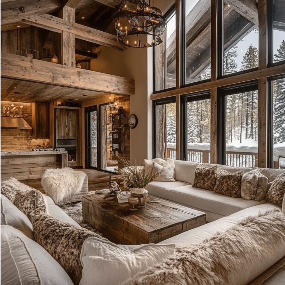 12 Rustic Living Room Ideas: Cozy Charm with Natural Elements and ...
