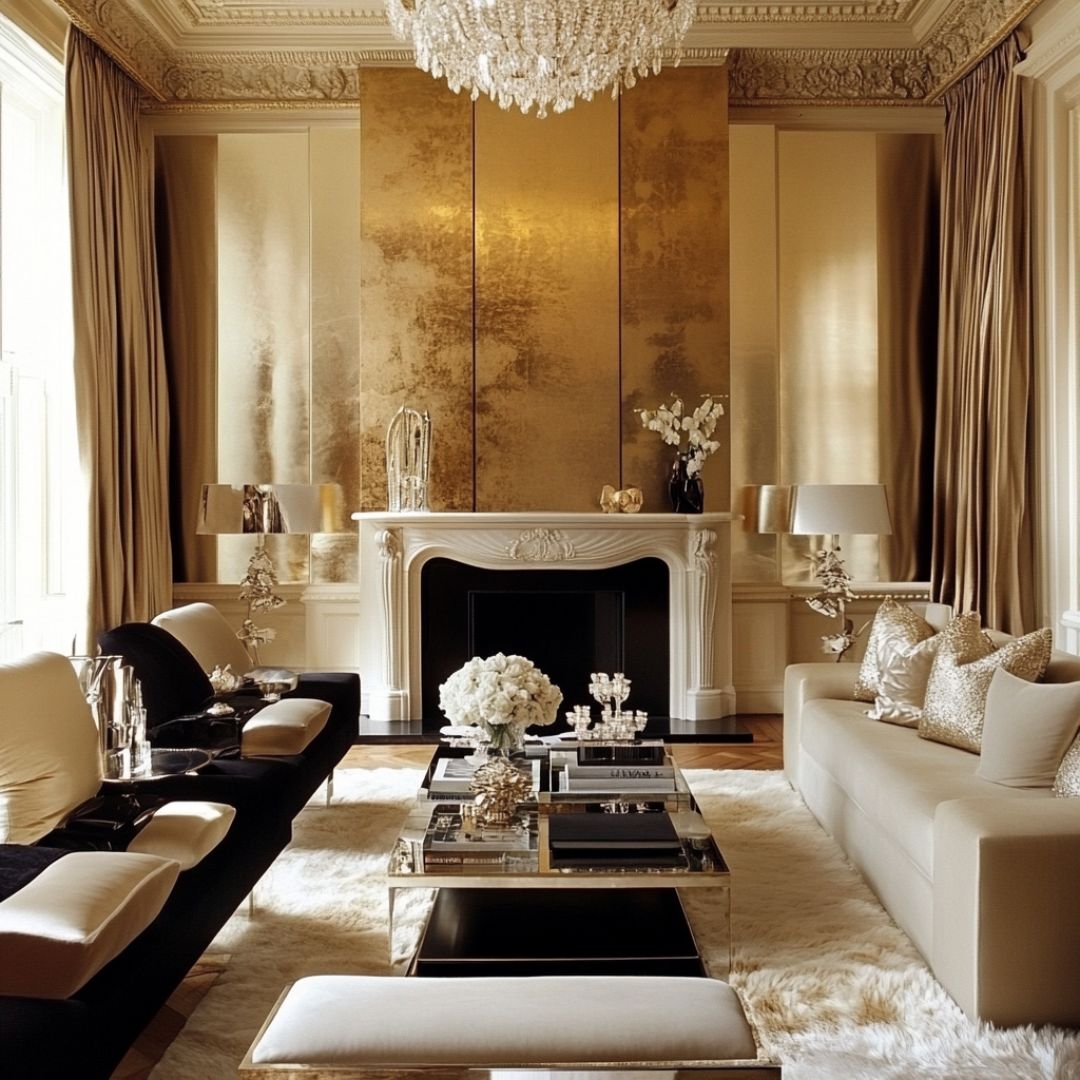 10 Glam Living Room Ideas: Transform Your Space with Luxurious Colors ...