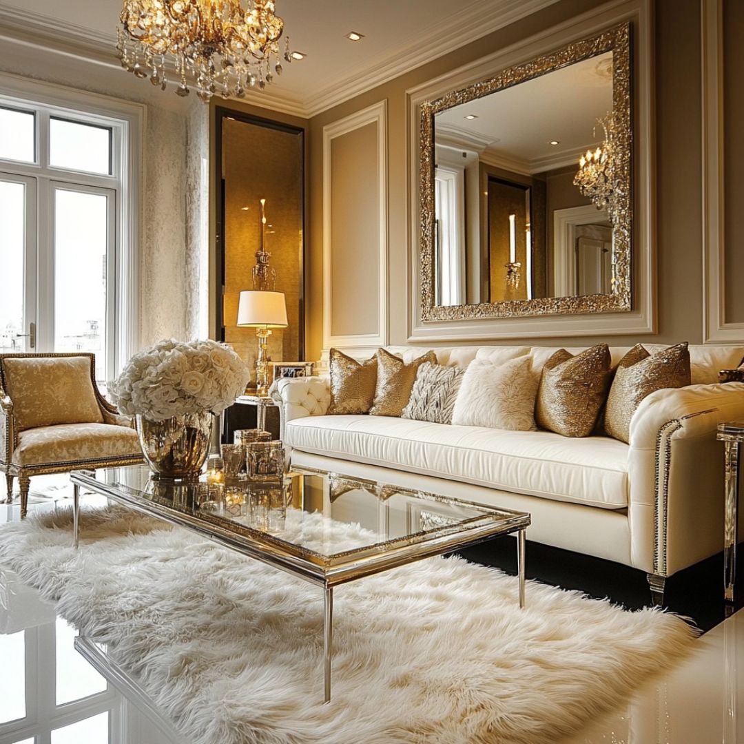 10 Glam Living Room Ideas: Transform Your Space with Luxurious Colors ...
