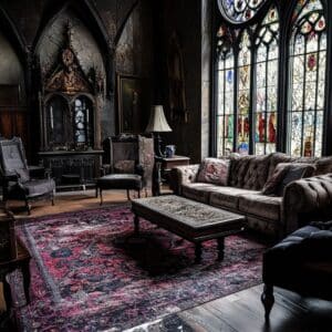 11 Gothic Living Room Ideas: Transform Your Space with Dark Elegance ...