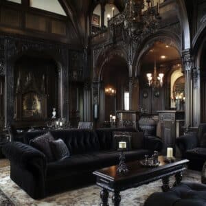 11 Gothic Living Room Ideas: Transform Your Space with Dark Elegance ...