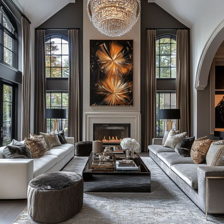 10 Glam Living Room Ideas: Transform Your Space with Luxurious Colors ...