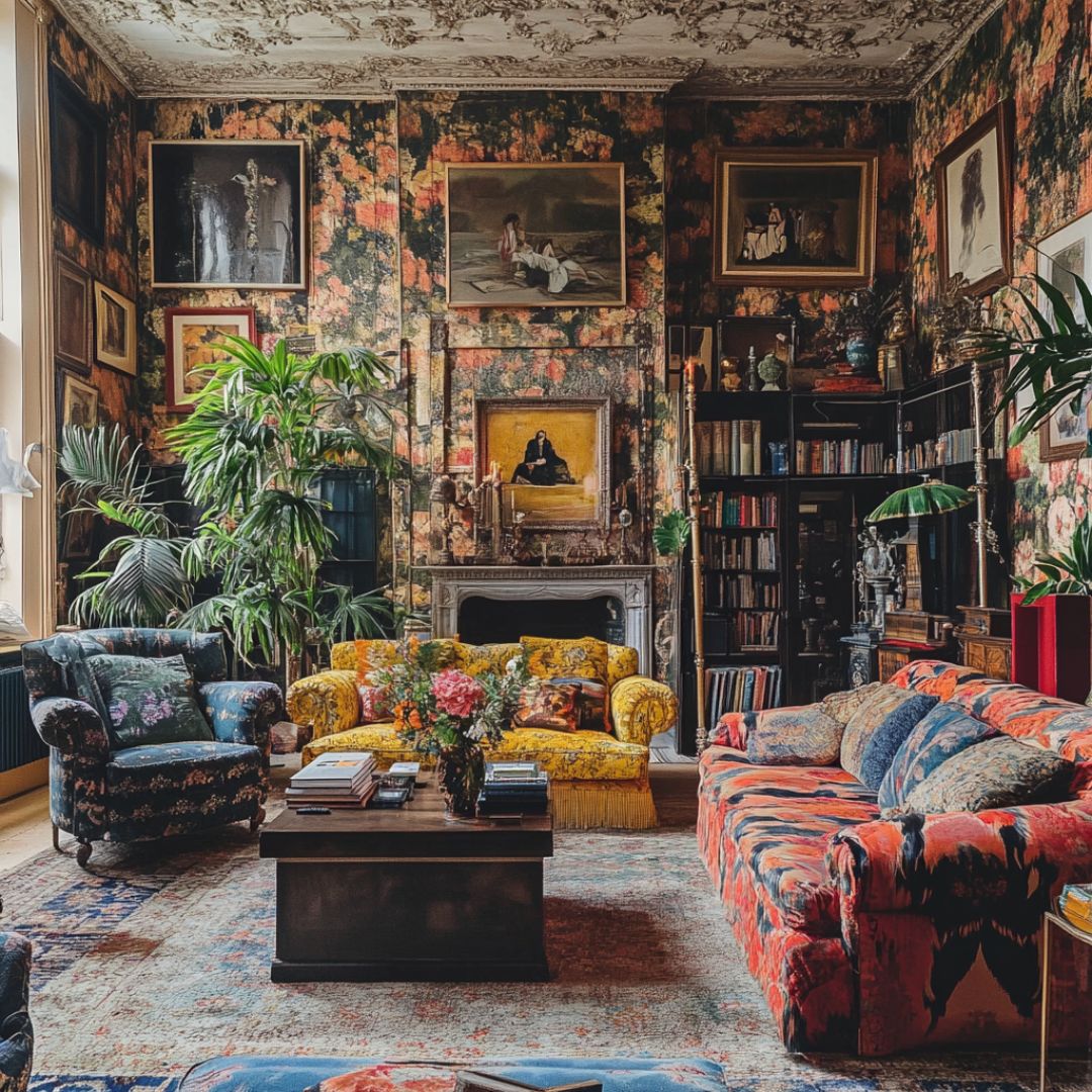 10 Maximalist Living Room Ideas: Transform Your Space with Bold Colors ...