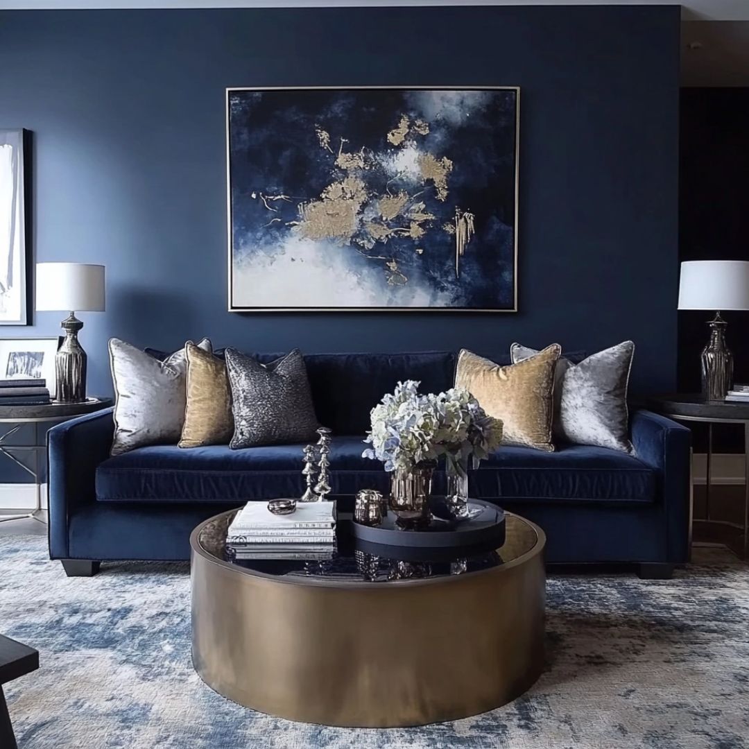 10 Glam Living Room Ideas: Transform Your Space with Luxurious Colors ...