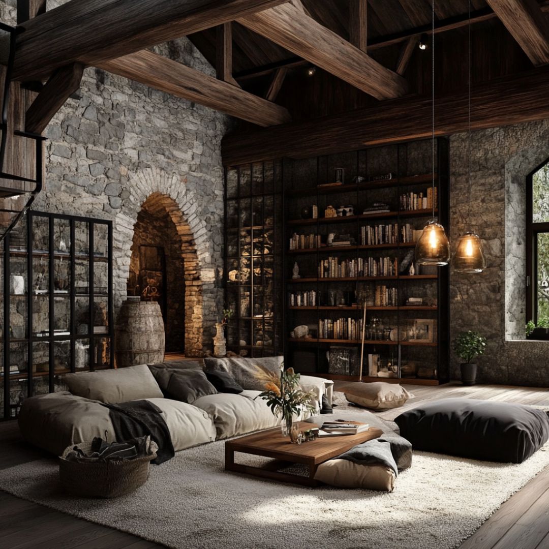 12 Rustic Living Room Ideas: Cozy Charm with Natural Elements and ...