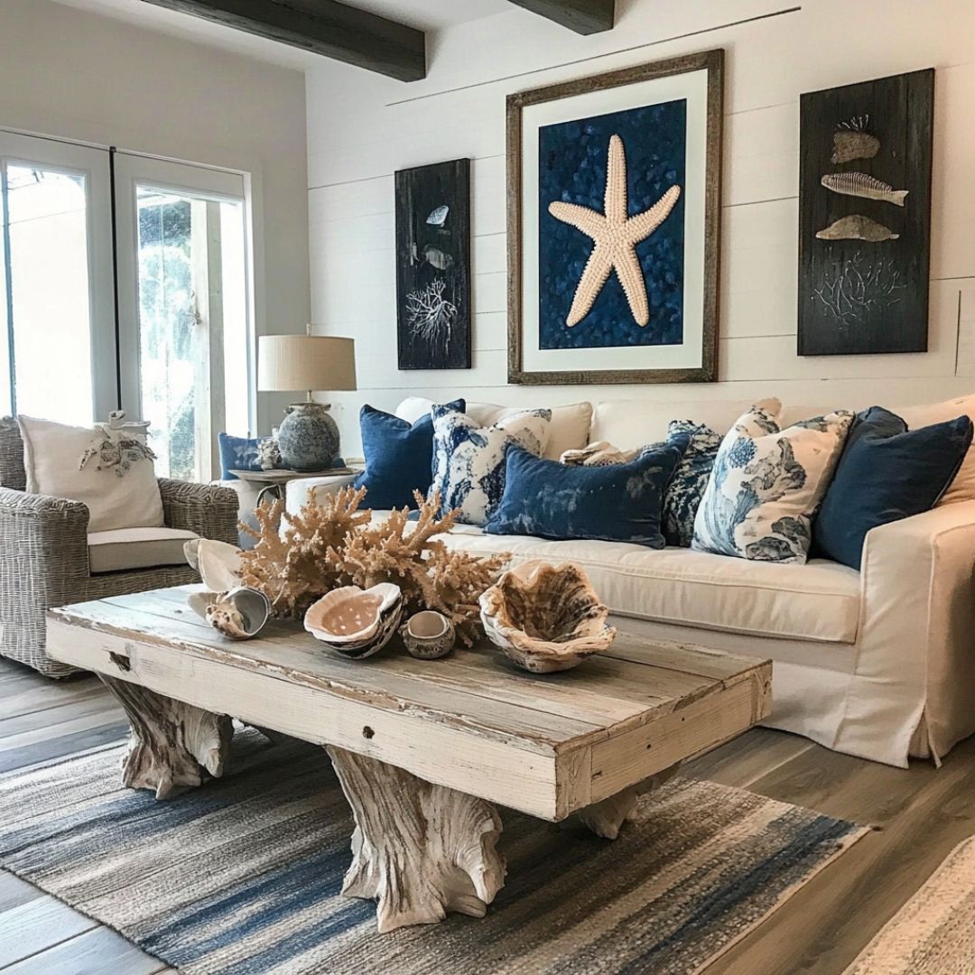 11 Nautical Living Room Ideas: Create a Coastal Retreat with Serenity ...