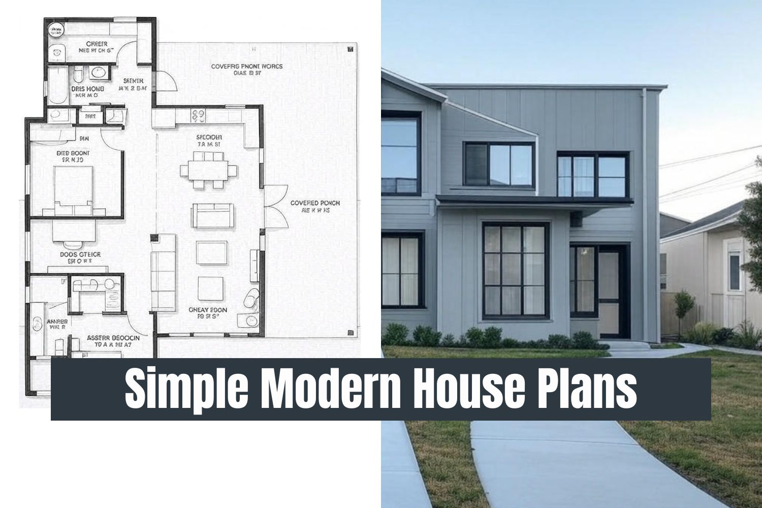 Top 18 Simple Modern House Plans: Sleek Designs for Functional, Stylish ...