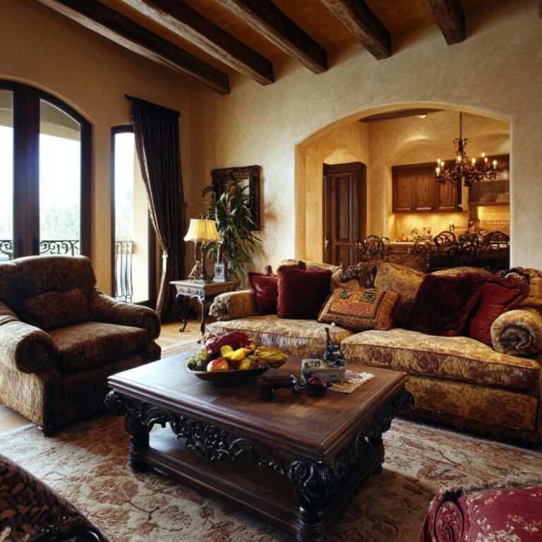 10 Tuscan Living Room Ideas: Create a Cozy Rustic Retreat with Style ...