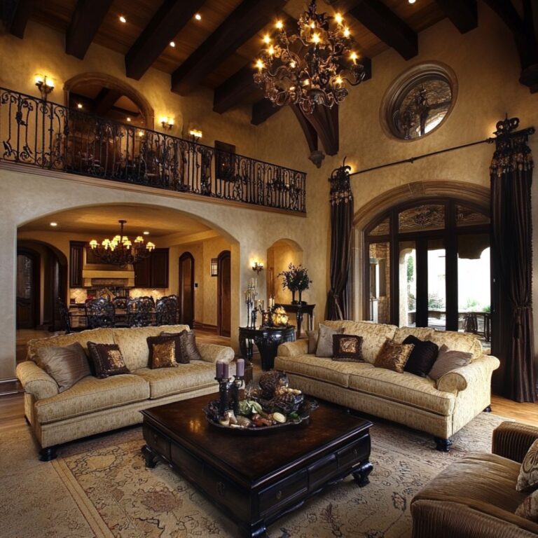 10 Tuscan Living Room Ideas: Create a Cozy Rustic Retreat with Style ...