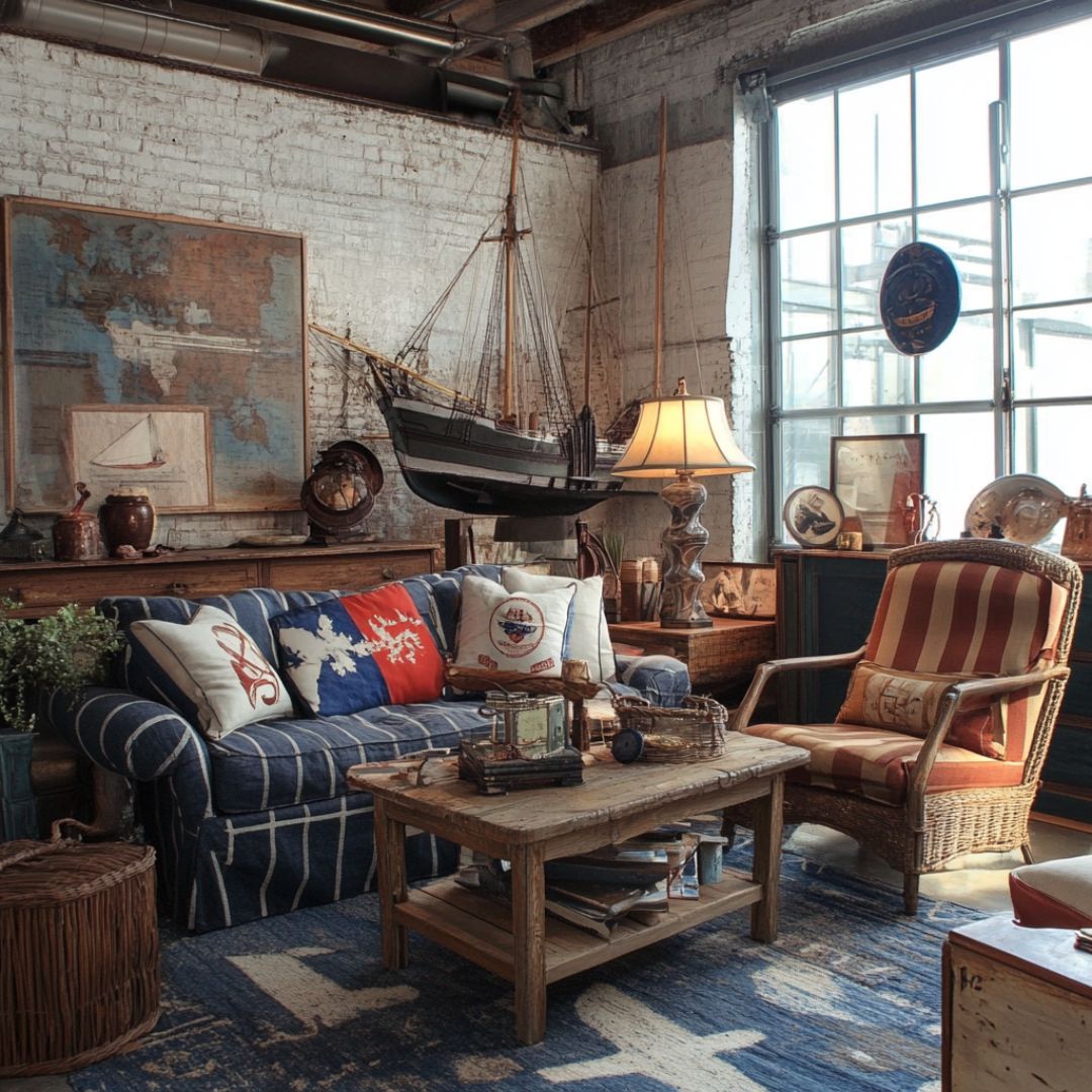 11 Nautical Living Room Ideas: Create a Coastal Retreat with Serenity ...